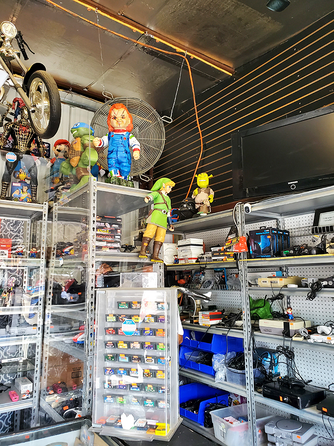 Nostalgia overload! This booth is like a time machine for your inner child, packed with retro toys and geeky goodies.