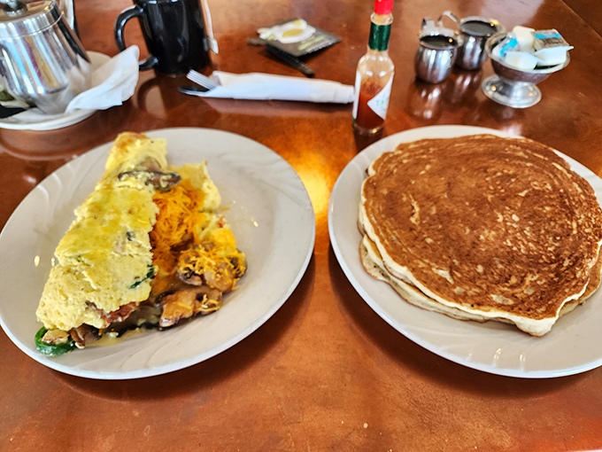 Breakfast of champions or a delicious heart attack on a plate? Either way, I'm diving in fork-first!
