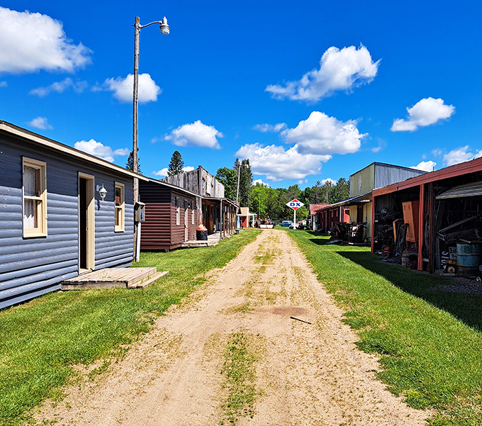 Step back in time on this charming pioneer street. It's like "Little House on the Prairie" meets "Westworld," minus the robots and existential crises.