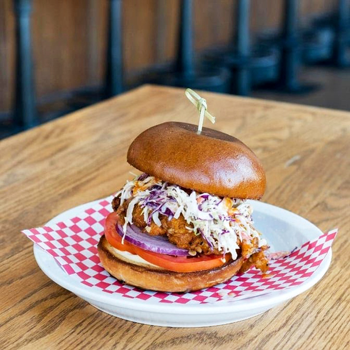 Cluck yeah! This chicken sandwich is so good, it might make you question your loyalty to beef. Sorry, cows, but sometimes feathers fly higher.