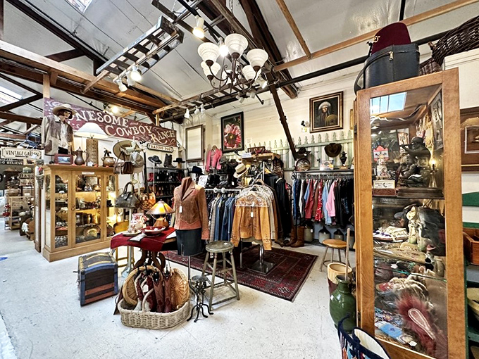 Saddle up, partner! This Western wear corner is ready to transform you into the cowboy of your childhood dreams.
