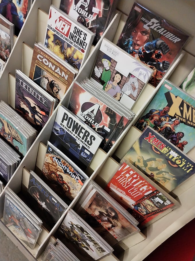 Holy collectibles, Batman! Comic book enthusiasts will find their Kryptonite in this colorful array of superhero adventures.