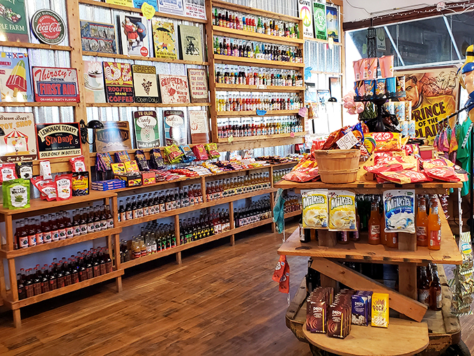 Nostalgia on tap! This retro wonderland is where memories and munchies collide, creating a time-traveling taste explosion.