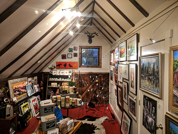 Welcome to the ultimate game of "I Spy"! From quirky planters to pop culture icons, this display is a nostalgic journey through childhood and beyond.