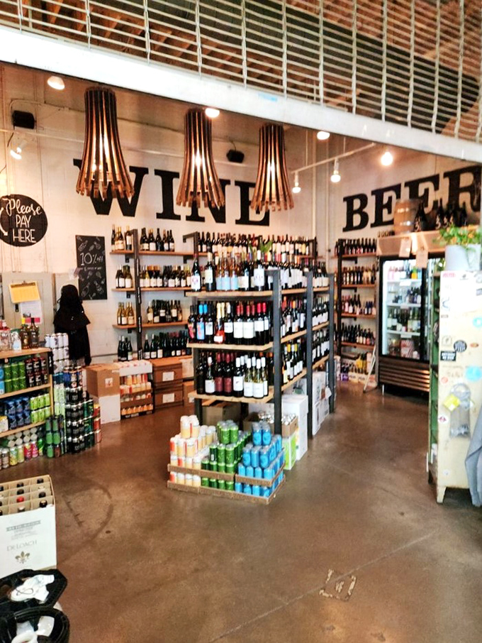 Cheers to choices! This wine and beer section is so well-stocked, it could make a sommelier swoon and a craft beer enthusiast hop with joy.