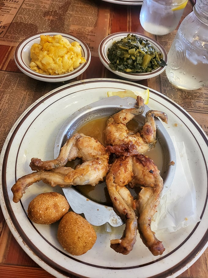 Frog legs: The chicken of the swamp! These crispy critters might make you hop with joy. Who knew Kermit could be so delicious?