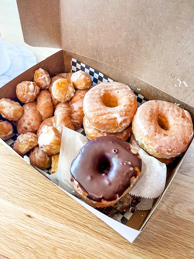 Glazed and confused? These golden rings of joy shine brighter than any Olympic medal. One bite, and you'll swear you've found the fountain of youth... or at least a really good sugar rush.