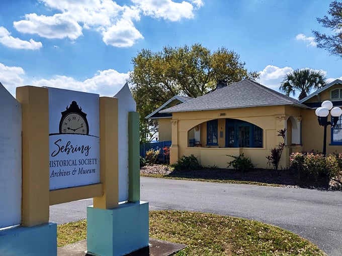 The Sebring Historical Society: Preserving the past with the enthusiasm of a time-traveling detective. It's where history buffs come to geek out over vintage photos and dusty artifacts.