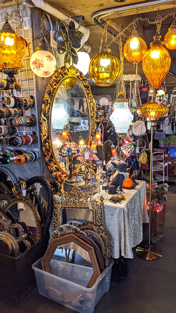Mirror, mirror, on the wall, who's the quirkiest of them all? This luminous display could light up even the gloomiest Seattle day with its eclectic charm.