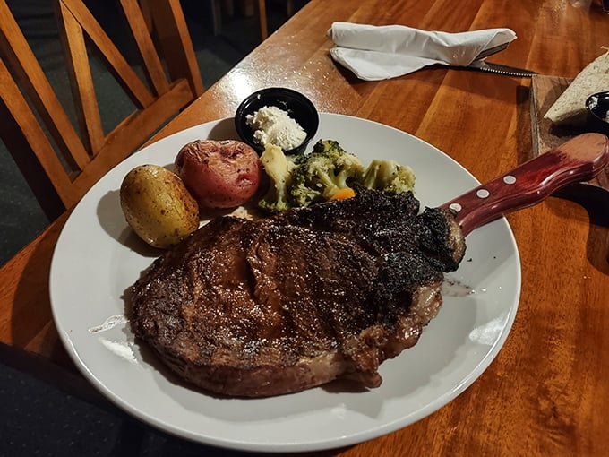 Holy cow! This prime rib isn't just a meal, it's a meaty masterpiece that would make even Ron Swanson weak in the knees.
