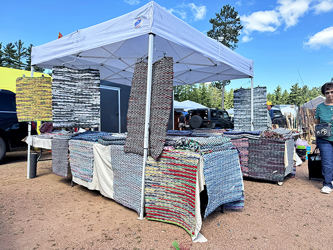 Rug-ged individualism on display! These handwoven beauties are like yoga mats for your floors &ndash; they'll bring zen to any room.