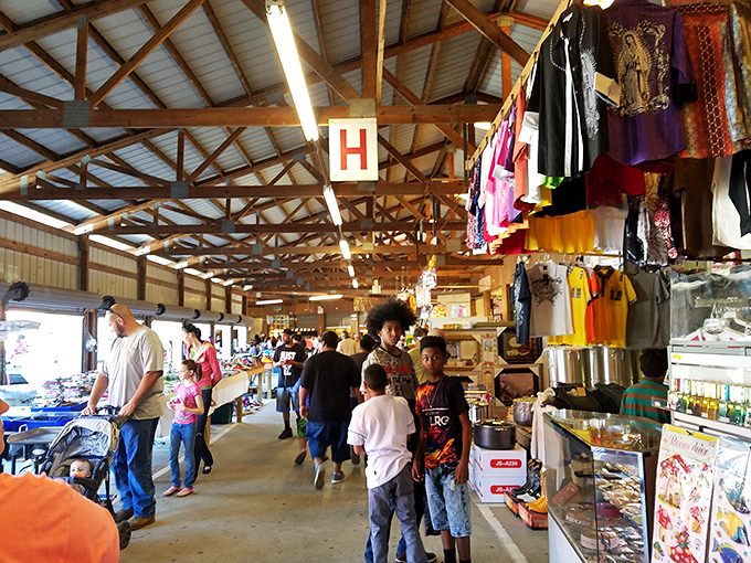 People-watching paradise! Observe the fascinating rituals of bargain hunters in their natural habitat, haggling over items they never knew they needed.