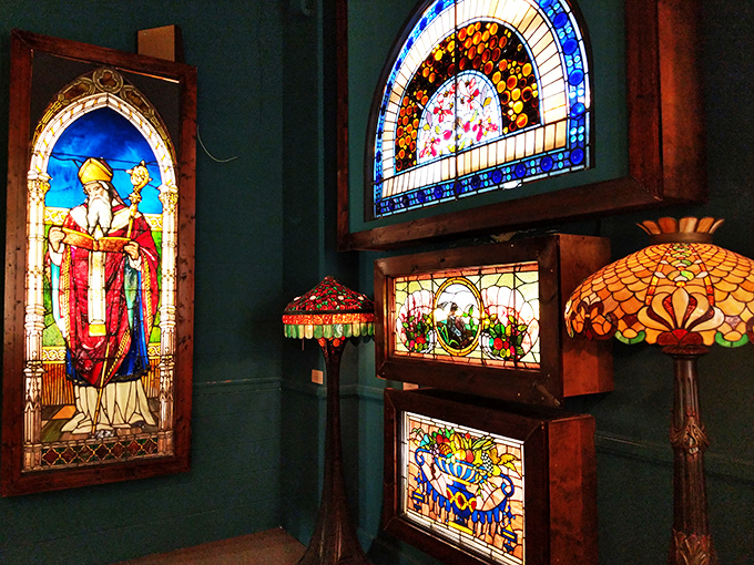 Stained glass so vibrant, it makes kaleidoscopes jealous. These windows are like Instagram filters for the Victorian era &ndash; #NoFilterNeeded!