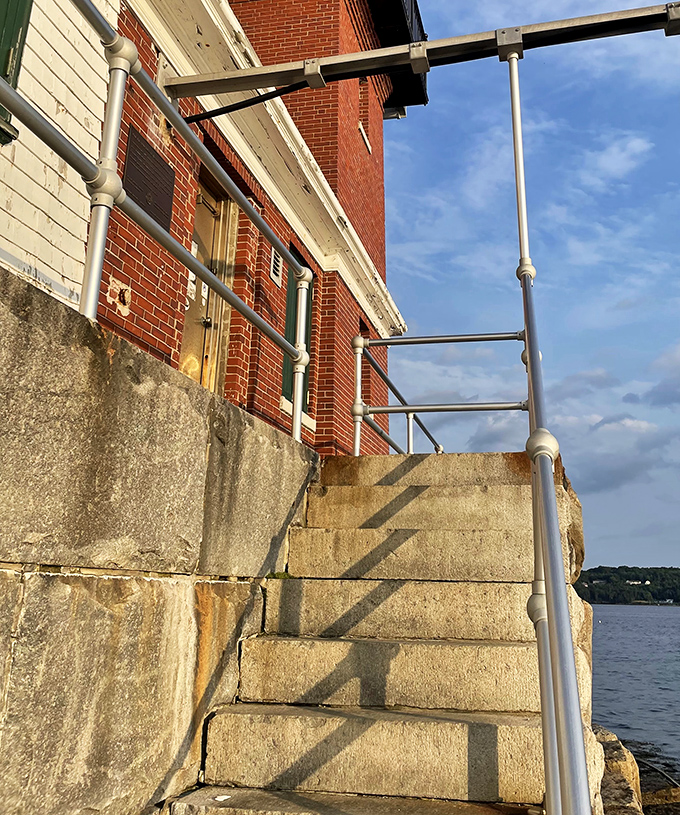 Stairway to heaven? More like stairway to history. Each step here is a climb through time, with a soundtrack of crashing waves.