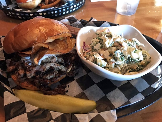 Holy cow, that's a sandwich! Busters' steak creation is the Schwarzenegger of sandwiches &ndash; beefy, imposing, and guaranteed to terminate your hunger.