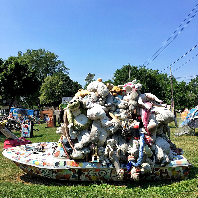 All aboard the S.S. Stuffed Animal! This plush-packed boat is sailing straight into the heart of childhood nostalgia.