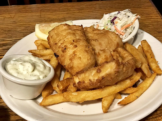Golden, crispy, and oh-so-tempting! This walleye puts the 'Mm' in Minneapolis. Sorry, Lake Wobegon, but this fish tale is 100% true.