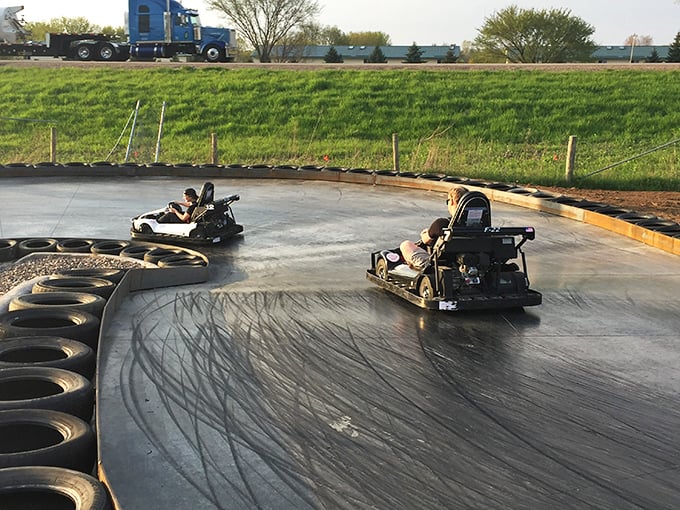 Outdoor thrills, year-round chills! This track is smoother than a freshly zambonied ice rink, minus the figure skating.