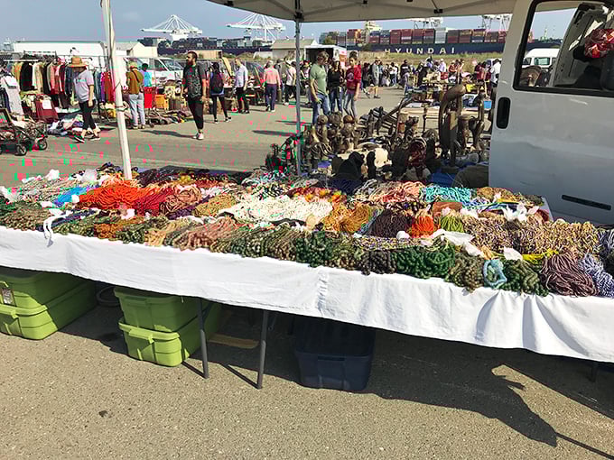 Alameda Point Antiques Faire: Where the views of San Francisco compete with the vintage finds for your attention.