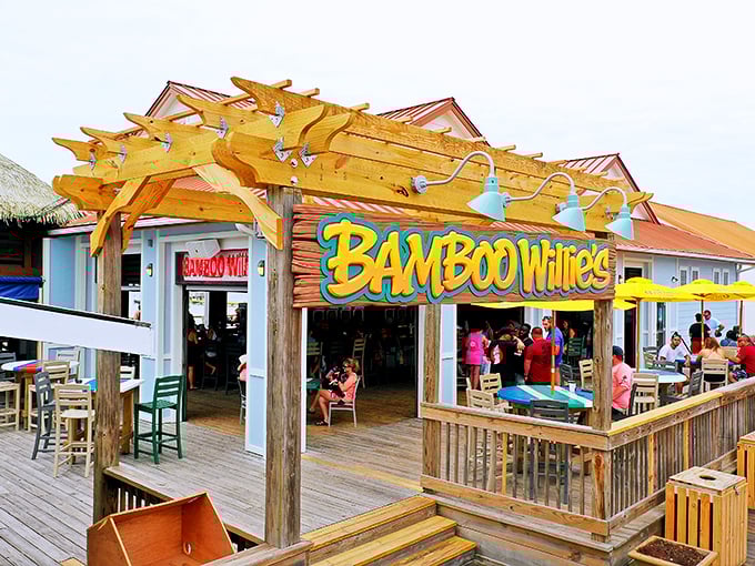 Bamboo Willie's: Where beach shack chic meets tiki extravaganza. It's like Spring Break and Gilligan's Island had a beautiful baby.
