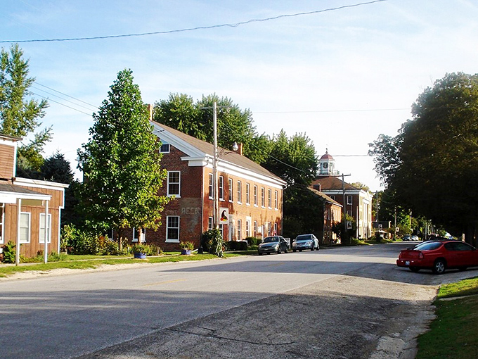 Bishop Hill: Sweden's gift to Illinois! This historic village square is more authentic than my attempt at speaking Swedish.