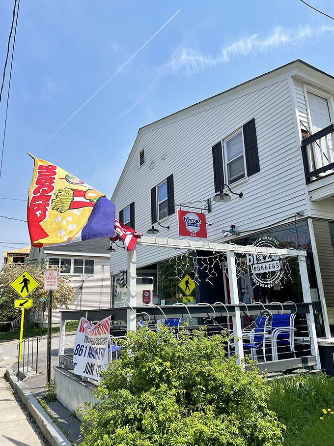 Blazes Burgers: A feast for your eyes and your taste buds! It's like Willy Wonka opened a burger joint.