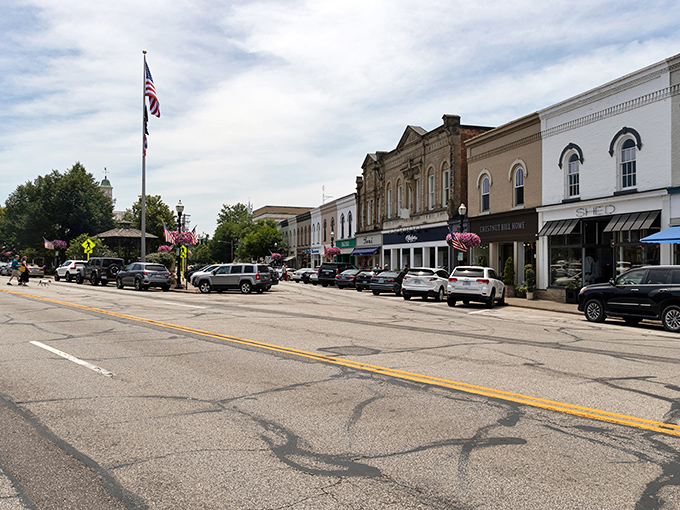 Chagrin Falls: Nature's lava lamp in the heart of town. This waterfall will mesmerize you faster than you can say "chakra alignment."