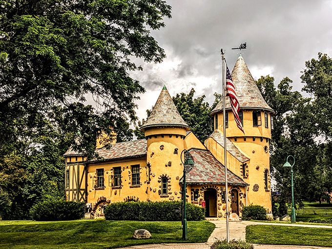Curwood Castle: proof that sometimes, a writer's imagination can become reality. Yellow brick road not included.