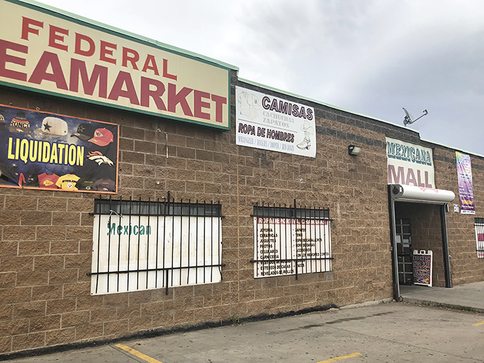 Liquidation or treasure trove? This unassuming exterior hides a world of potential finds waiting to be discovered.