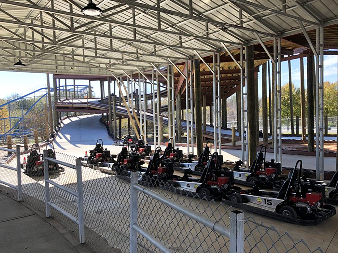 Fun Spot America: Where go-karts and water slides collide. It's like someone combined your childhood dreams with a physics-defying theme park.