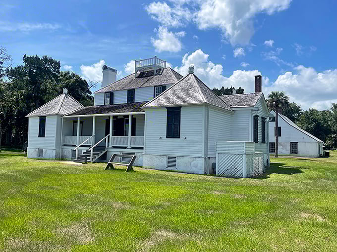 Kingsley Plantation: Where Spanish moss and history intertwine. These weathered cabins whisper stories of resilience and the complex tapestry of Florida's past.