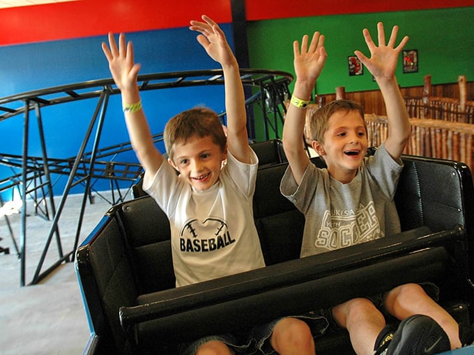 Bounce into bliss at Knuckleheads! It's like walking on the moon, minus the spacesuit and plus the giggles.