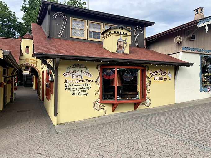 Hofer & Ducky's Place: Helen's hidden treasure trove of treats. This Bavarian beauty is where pretzels meet pralines in sugary harmony.