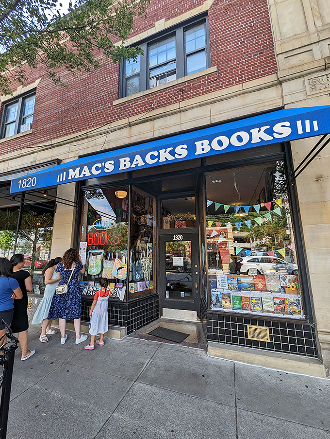 "Mac's got your back... and your books! This blue beacon of literature is a Cleveland Heights treasure."