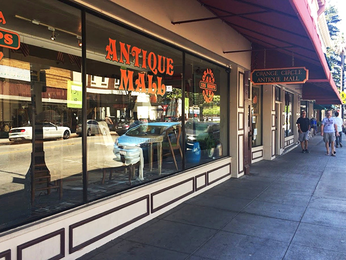 Orange Circle Antique Mall: Where window shopping is a journey through time, no DeLorean required.