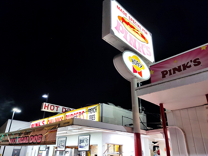 Pink's: Where the stars align... for hot dogs! This Hollywood legend serves up dogs so good, you'll feel like you're walking the red carpet.