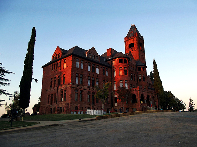 Preston School of Industry: Where "detention" might last an eternity. This imposing structure gives new meaning to "school spirit."