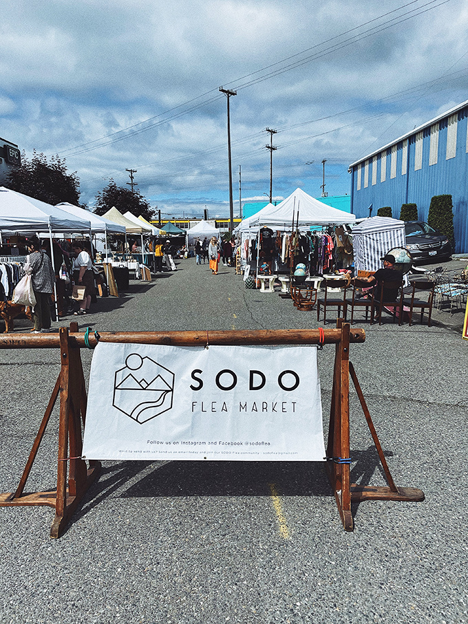 SODO's hipster haven: Where Seattle's industrial grit meets artisanal flair. Vintage leather and craft coffee, anyone?