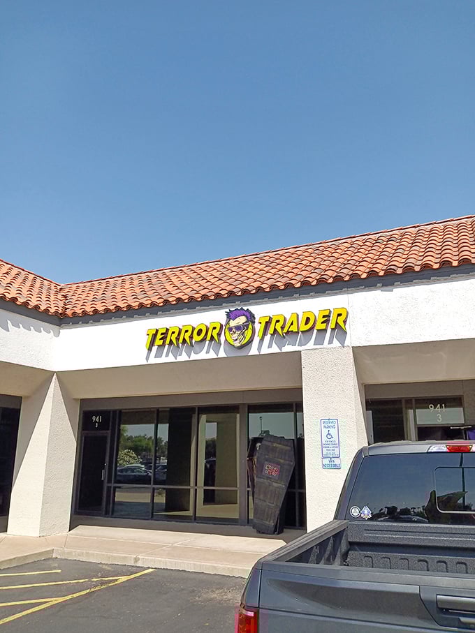 Terror Trader: Chandler's year-round Halloween headquarters! Where every day is fright night, and your neighbors will always think twice before dropping by unannounced.