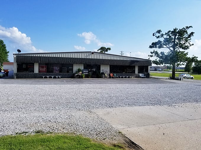 "Tontitown's treasure trove: Where mid-century modern meets Medieval Times, all under one roof."