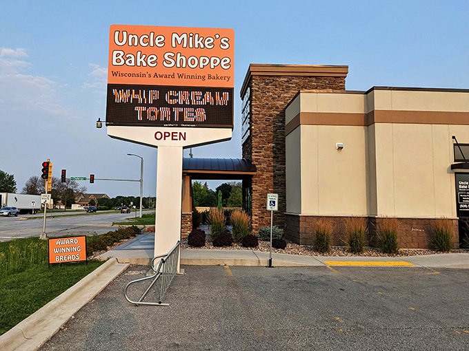 Don't judge a book by its cover! This unassuming strip mall gem houses award-winning kringles that could make a Packers fan forget about football.
