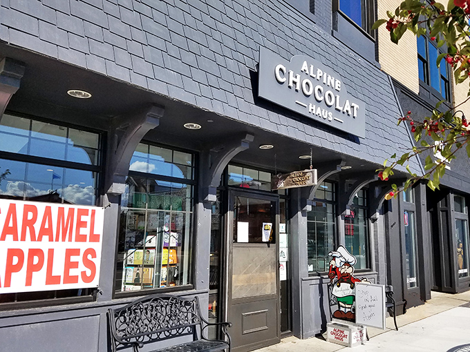 Sleek, sophisticated, and capable of satisfying cravings you didn't know you had. It's the James Bond of chocolate shops!