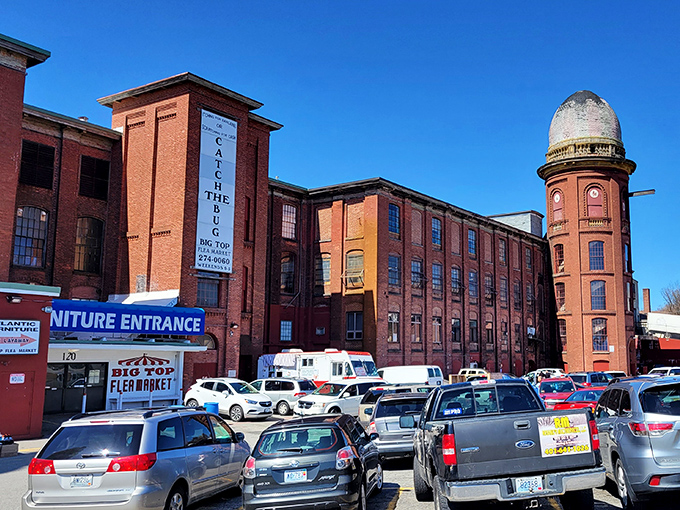 Furniture and more, oh my! The Big Top Flea Market's industrial chic exterior belies the wonderland of wares within. Prepare for sensory overload!