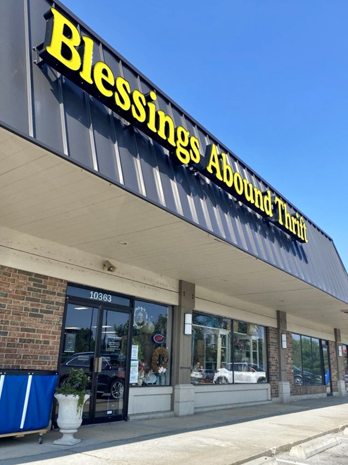 Prepare for sensory overload! Blessings Abound is like your eccentric aunt's attic sale, but better organized.