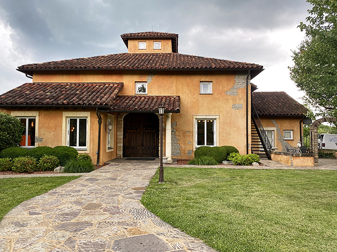 Umbrella-dotted lawns at Blue Sky Vineyard scream "la dolce vita." It's the perfect spot for living out your "Under the Tuscan Sun" fantasies, minus the property renovation headaches.