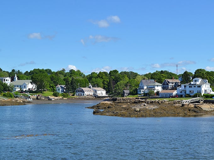 Nautical eye candy alert! Boothbay Harbor's pristine waters create a scene that's pure New England magic.