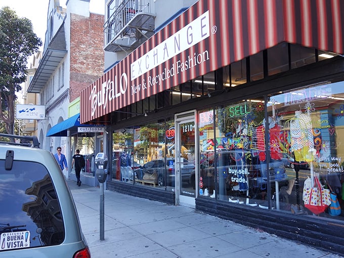 Step into Buffalo Exchange and enter a world where vintage cool meets modern chic. It's like your coolest friend's closet, but you can actually buy stuff!