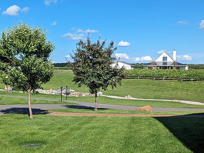 Vintage vibes and vino! Carlos Creek's red truck is ready for its close-up. Instagram, meet your new favorite model.