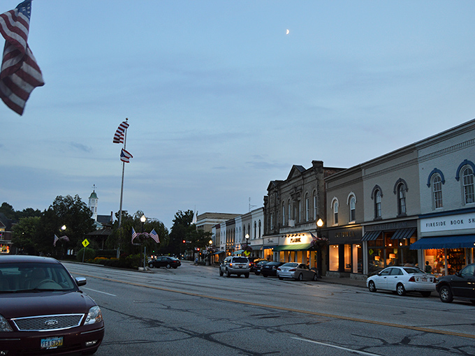 Chagrin Falls: Storybook charm with a side of watery wonder. It's the kind of place that makes you want to write poetry – or at least a really good postcard.
