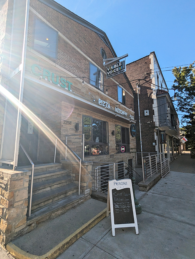 Visible Voice Books next door? Crust is serving up food for thought and stomach. A literary pizza experience awaits!